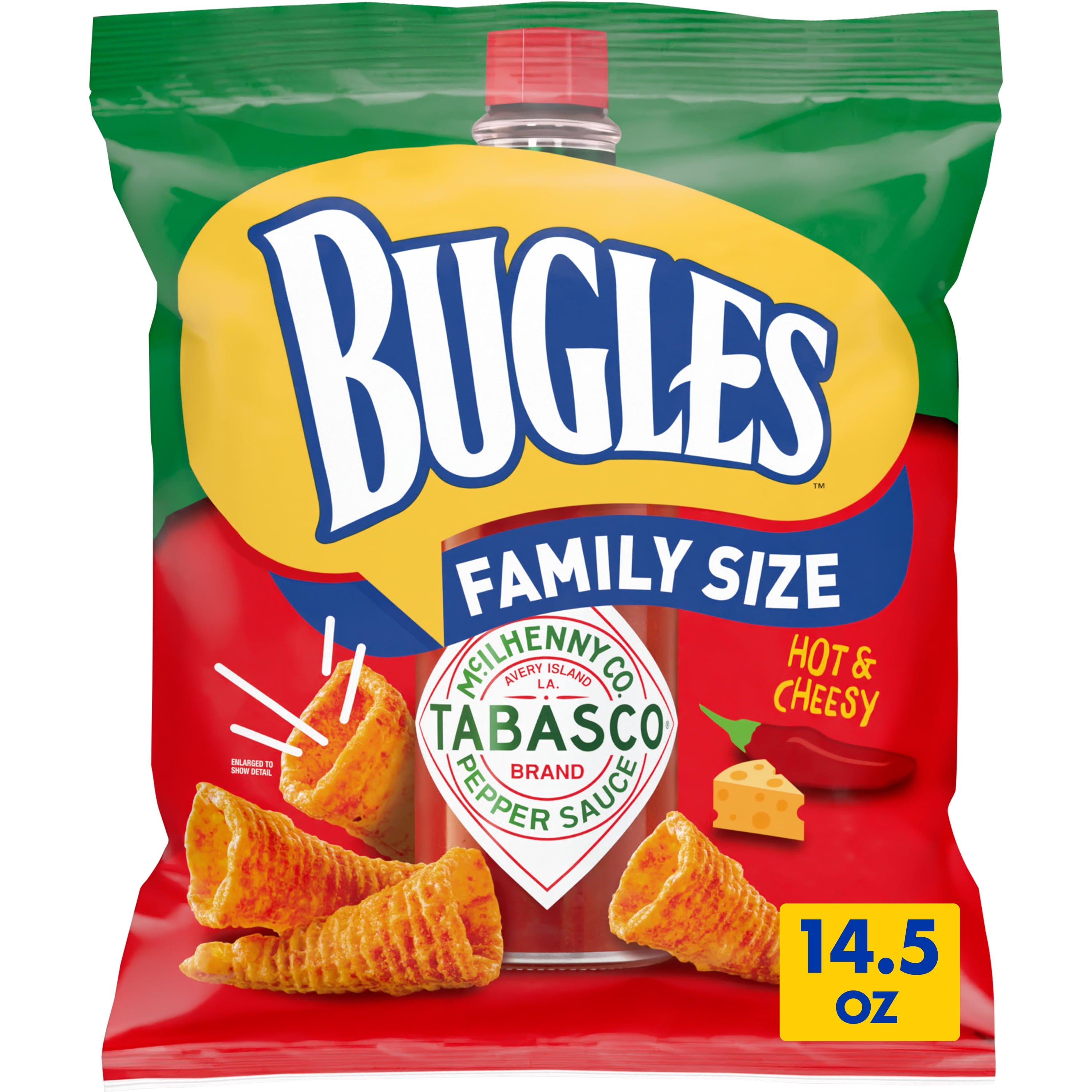 Bugles Tabasco Snacks de Maíz Crujientes con Sabor a, Picantes y , Tam ...