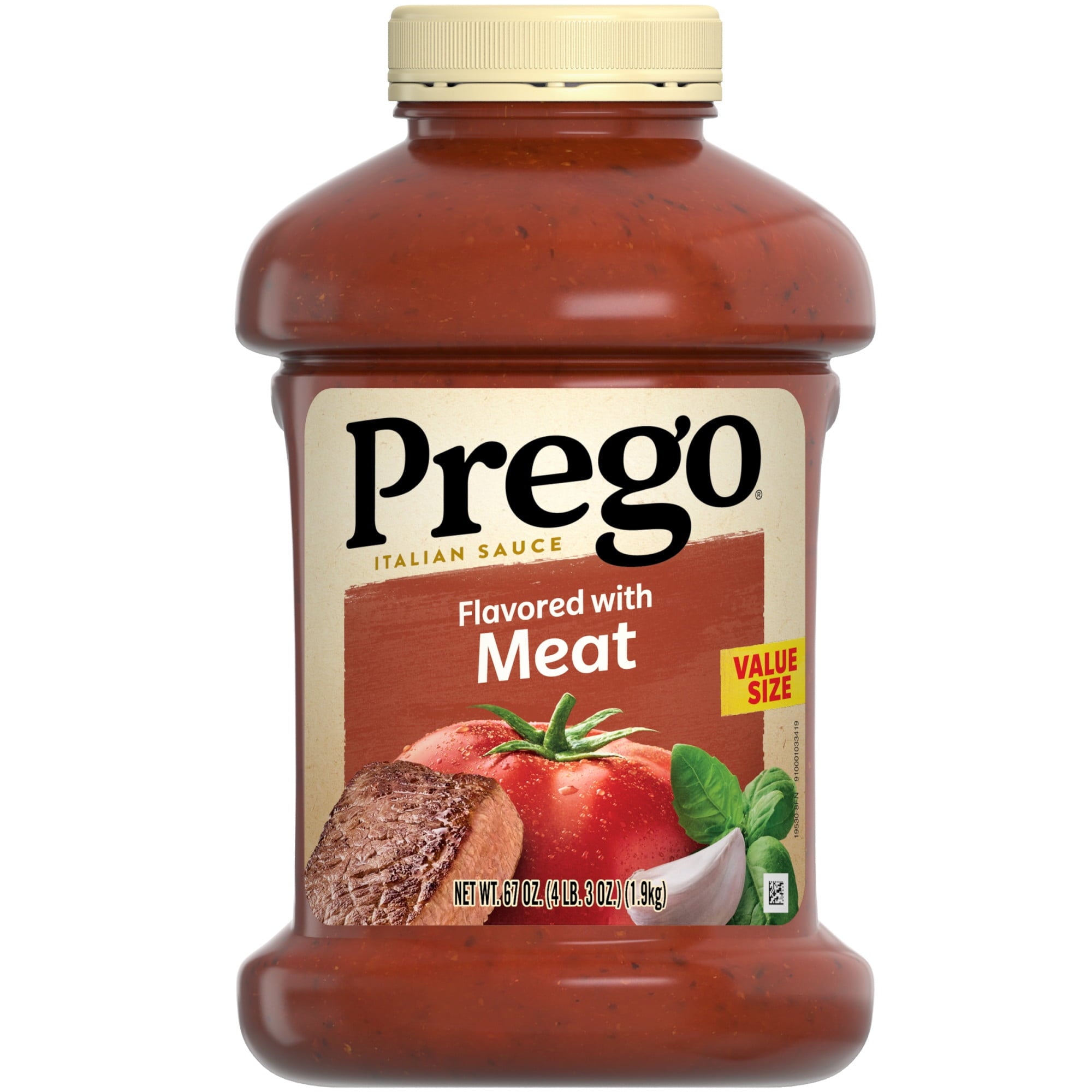 Prego Salsa de Pasta de Tomate Italiana con Sabor a Carne, Frasco de 6 ...
