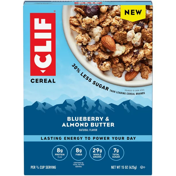 CLIF, Blueberry & Almond Butter Cereal, 15 oz – North To You