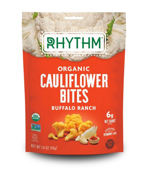 Rhythm Buffalo Ranch Organic Cauliflower Bites - 1.4oz – North To You